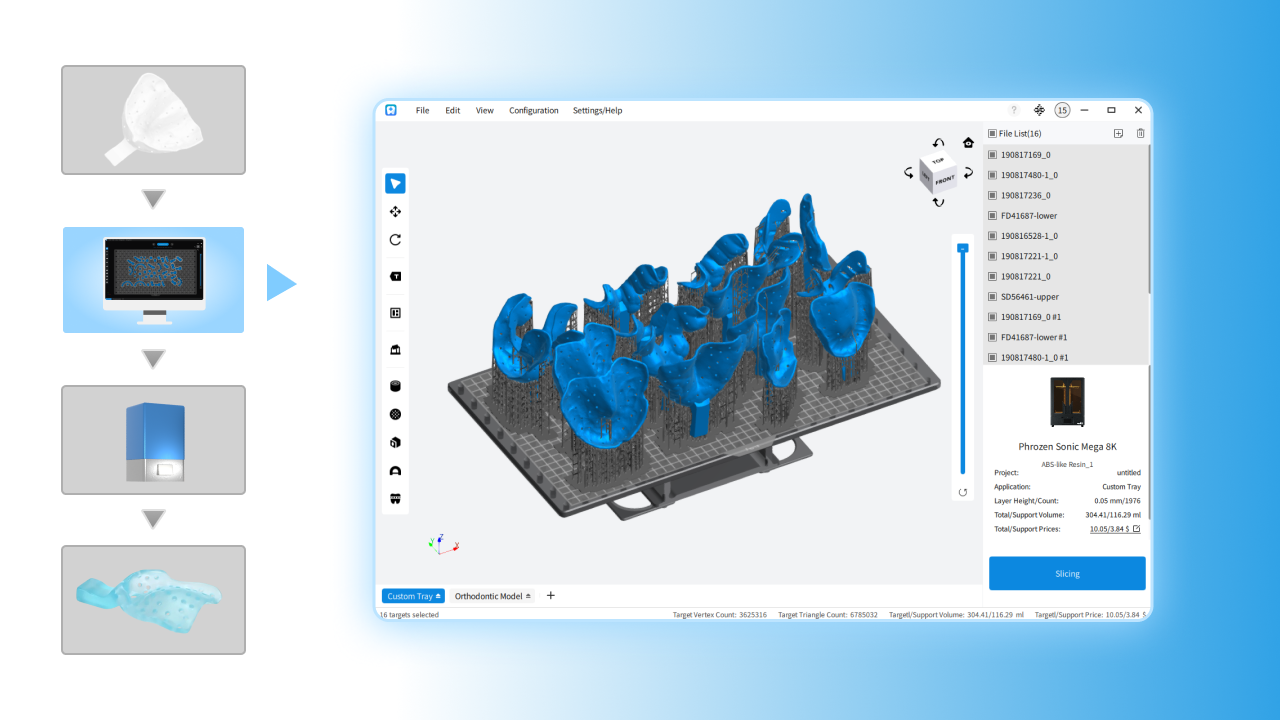 How to Process Custom Trays before Printing? | CHITUBOX Dental Support